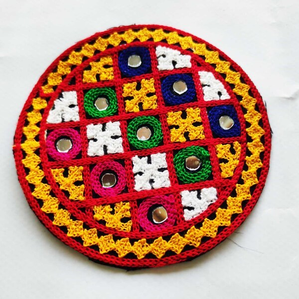 Mirror Work Fabric - Etsy