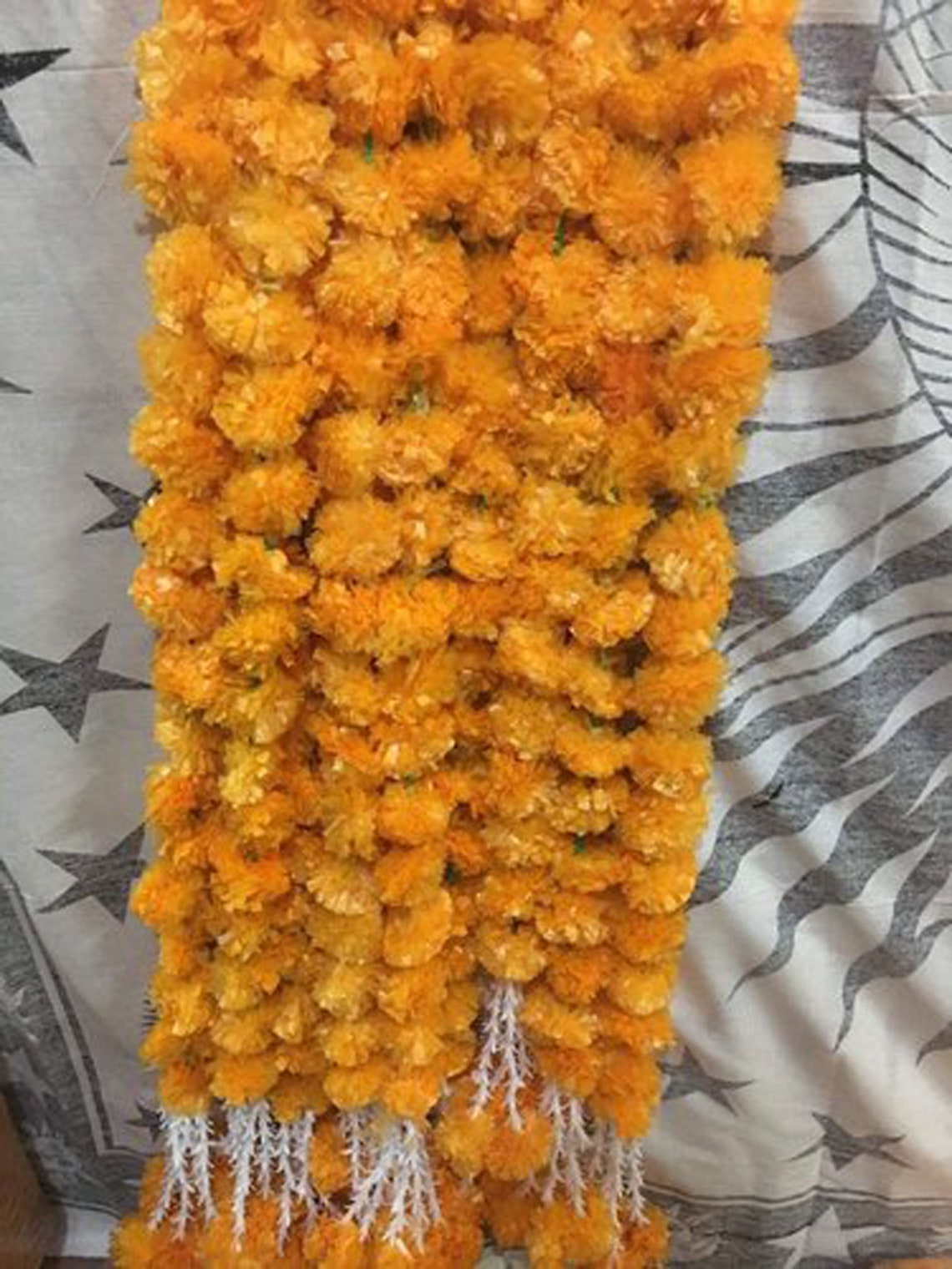 4ft Marigold Flower Garland/strings With Lilliy Hangings for - Etsy