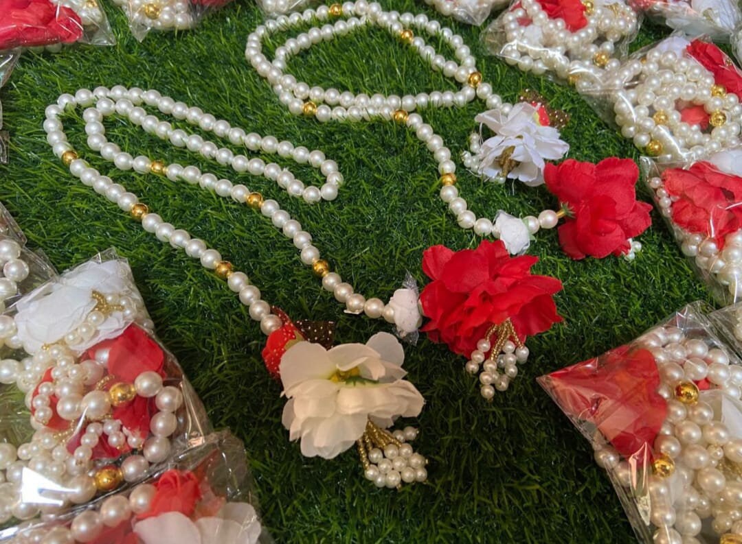 Welcome Mala for Giveaway to Barati Indian Wedding Welcome - Etsy