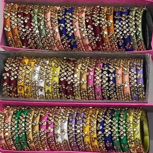 Silk Thread Bangles, Women Bangles, Kids Bangles, Maggam Work Bangles ...