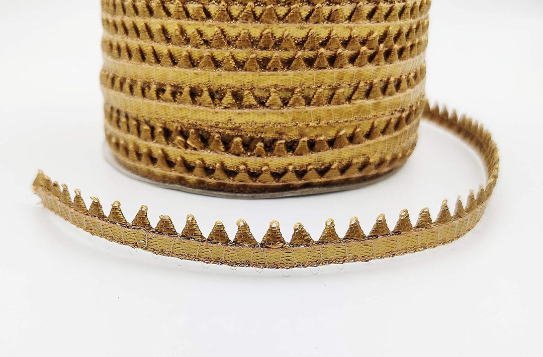 Triangle Trim Gota Lace Border Gold Gota Lace Gotta Patti - Etsy