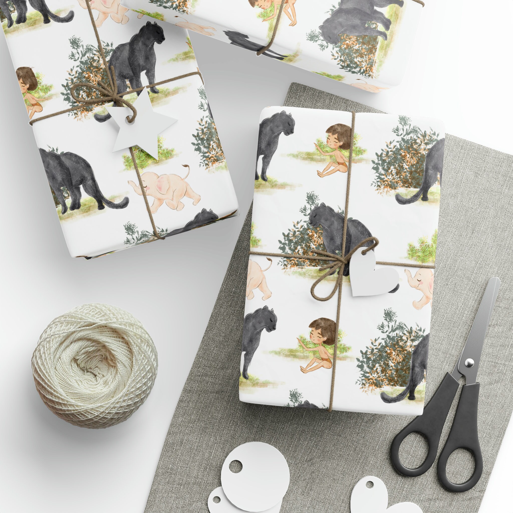 Jungle Book Wrapping Papers, Baby Shower Gifting, Gift Packing - Etsy