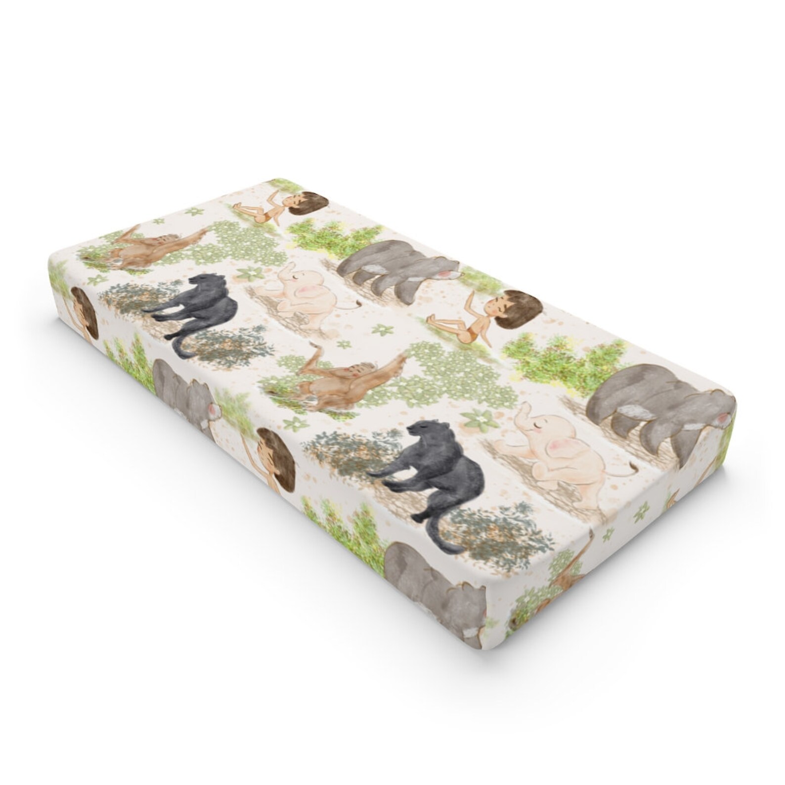 Jungle Book Changing Pad Cover Jungle Book Pattern Baby - Etsy