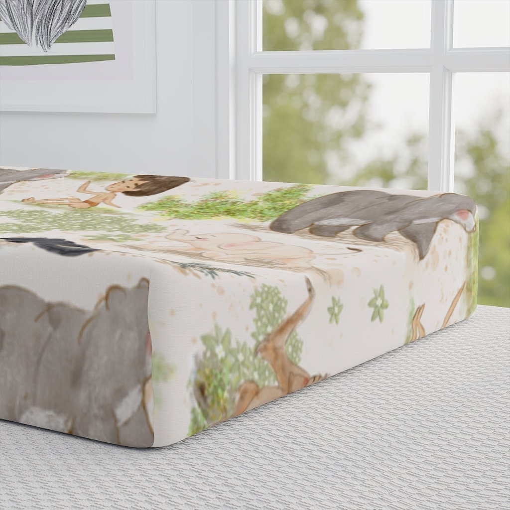 Jungle Book Changing Pad Cover Jungle Book Pattern Baby - Etsy