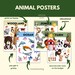 Animal Educational Posters DIGITAL DOWNLOAD, Home Schooling Posters ...