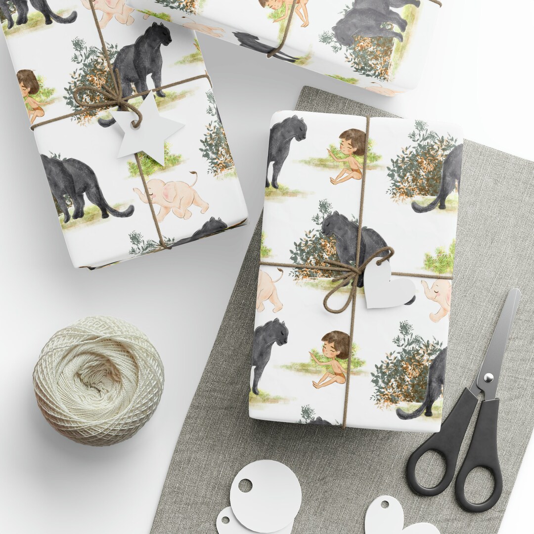 Jungle Book Wrapping Papers, Baby Shower Gifting, Gift Packing - Etsy