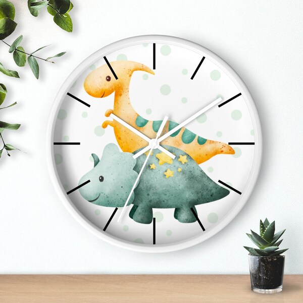 Dinosaur Wall Clock - Etsy