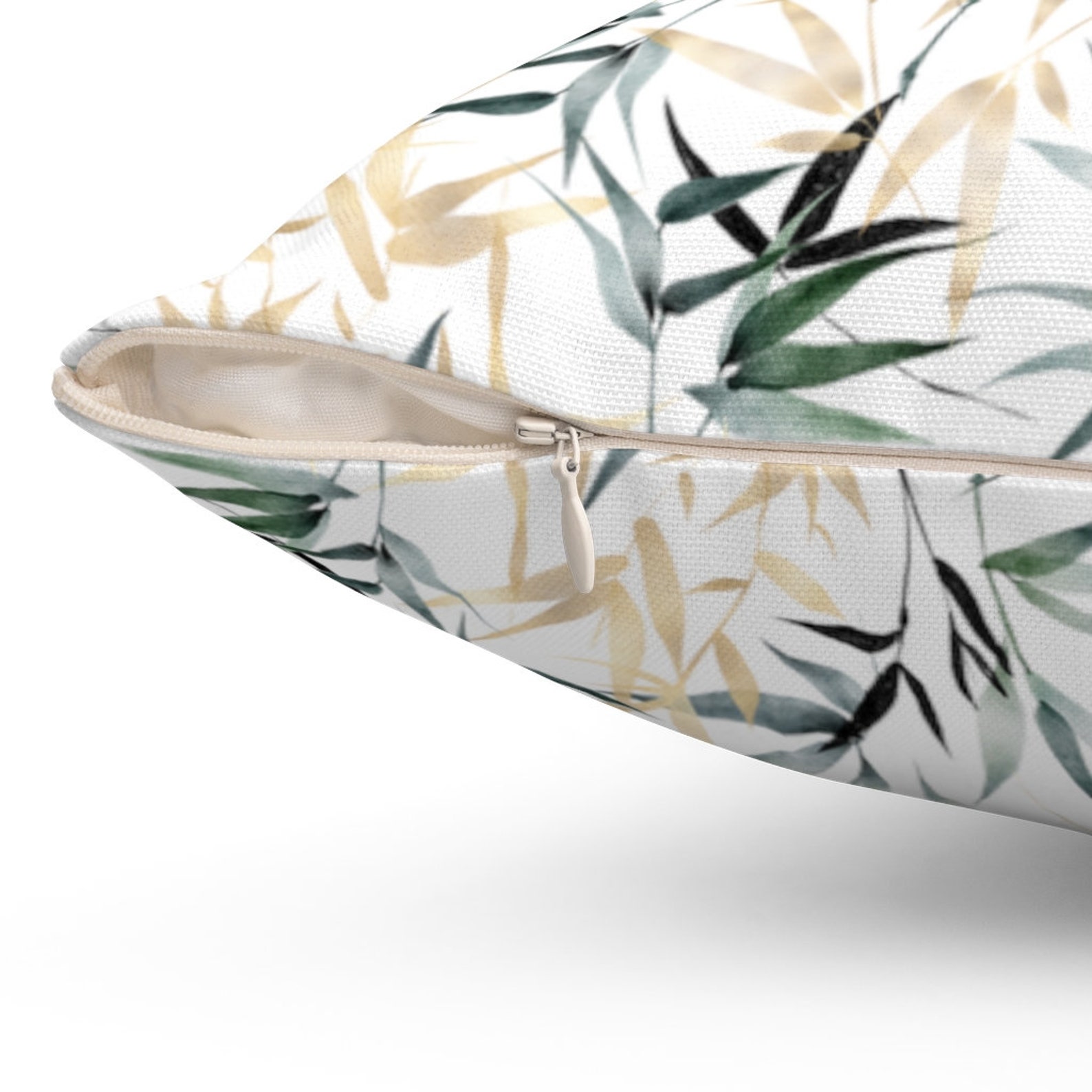 Bamboo Pattern Cushion, Asian Style Pillow, Oriental Home Decor ...