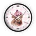 Scottish Cow Wall Clock, Tartan Wall Decoration, Scottish Highlands ...
