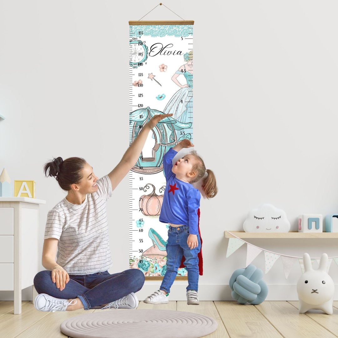 Cinderella Personalised Growth Chart, Customised Cinderella Height ...