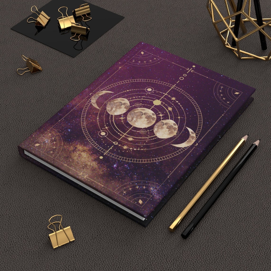 Milky Way Against Starry Night Journal V2 | Etsy