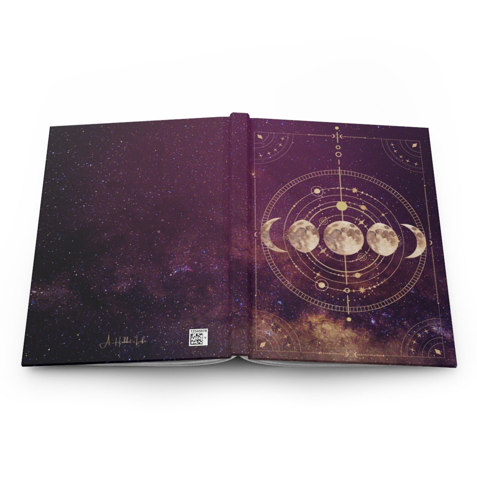 Milky Way Against Starry Night Journal V2 - Etsy