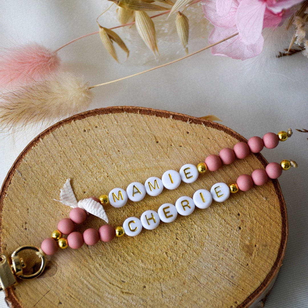 Grandmother's Day Gift / Darling Grandma Key Ring / Happy Grandma's Day ...