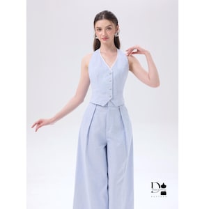 Binky Wide Leg Pleated Pants | PDF Sewing Pattern | Size Xs-4xl - Eu 32 ...