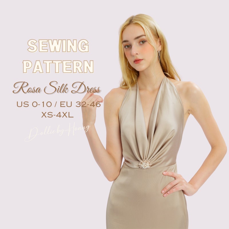 Draped Dress Pattern - Etsy