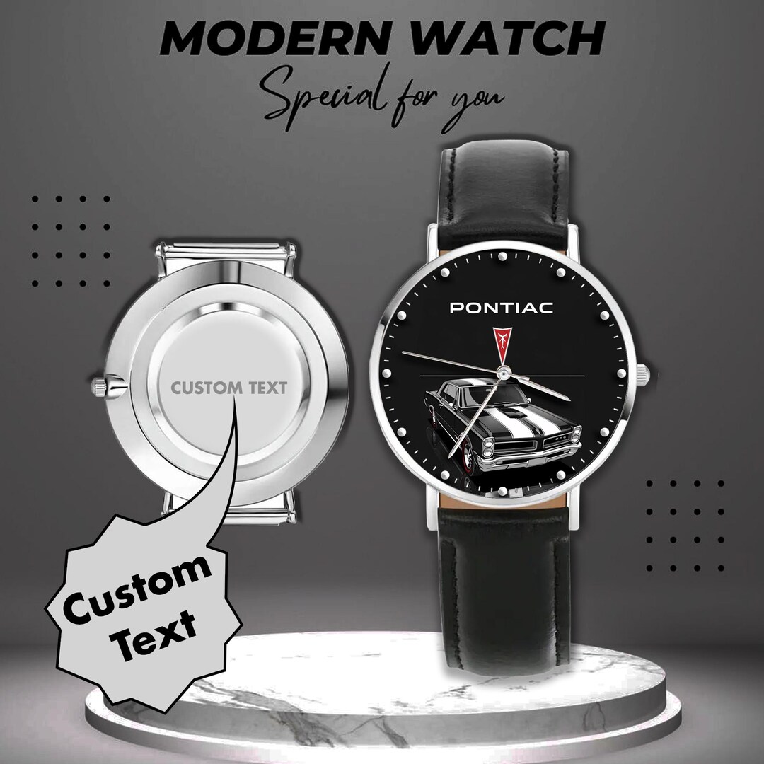 Luxury Wrist Watch Muscle Car GTO Design– Gift for Men – Pontiac ...
