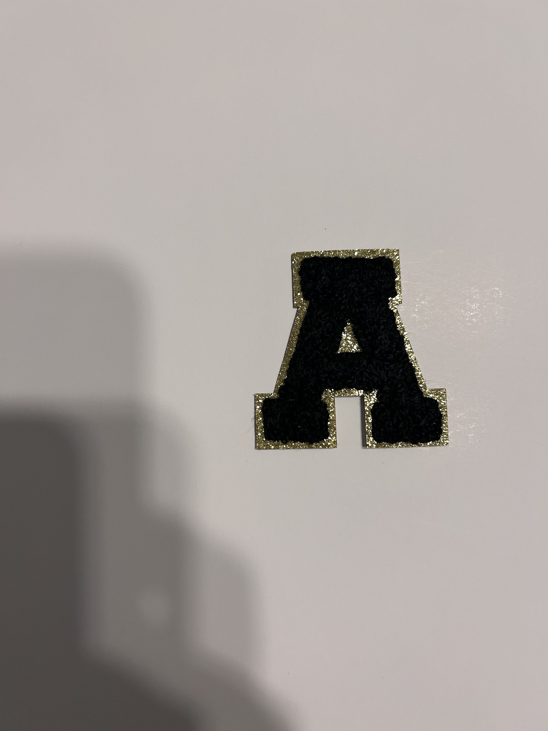 ADHESIVE Chenille Letter Patches | Iron on | Sew On - Etsy