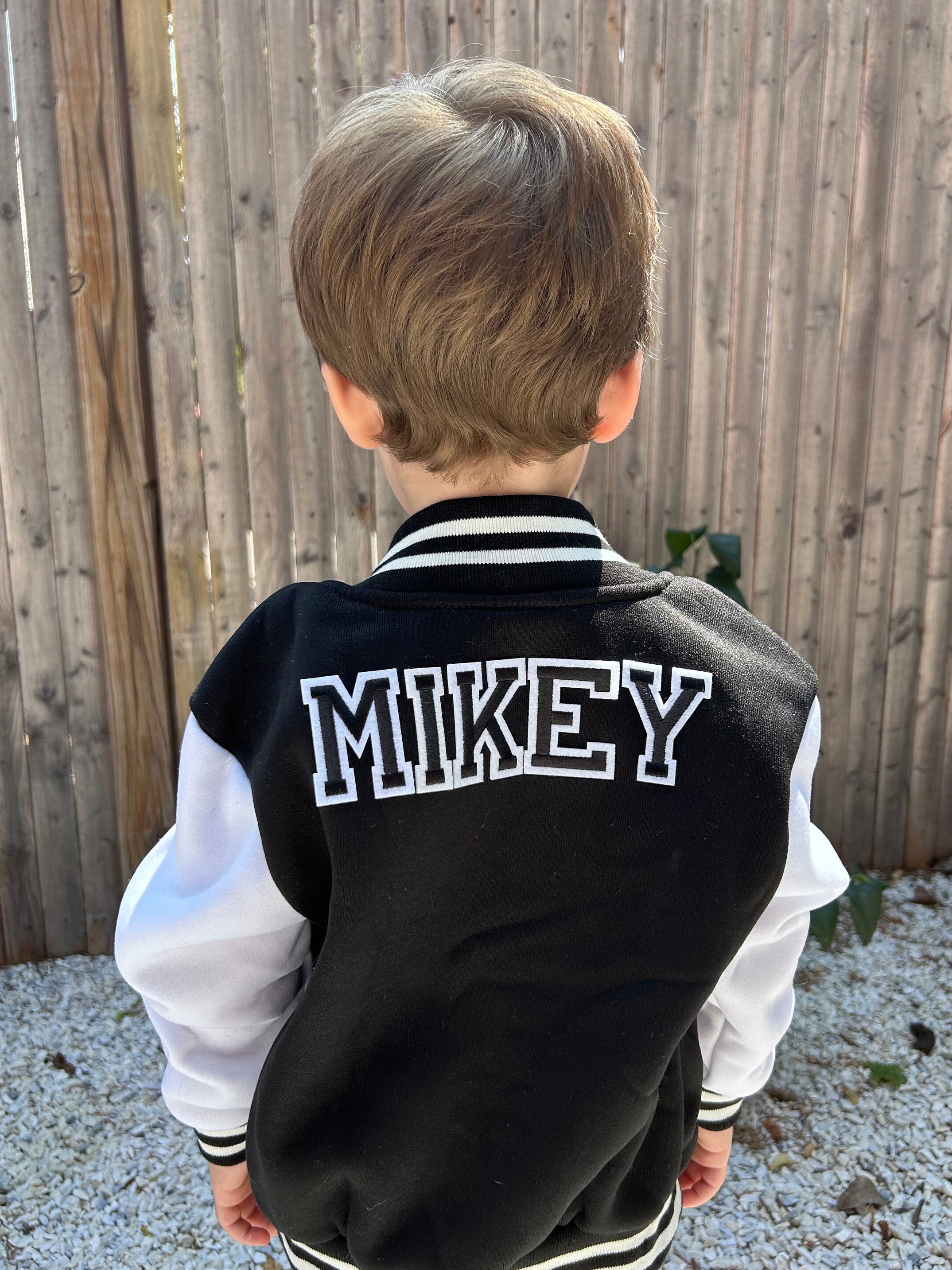 Personalized Varsity Jacket Custom Varsity Jacket Personalized Toddler ...