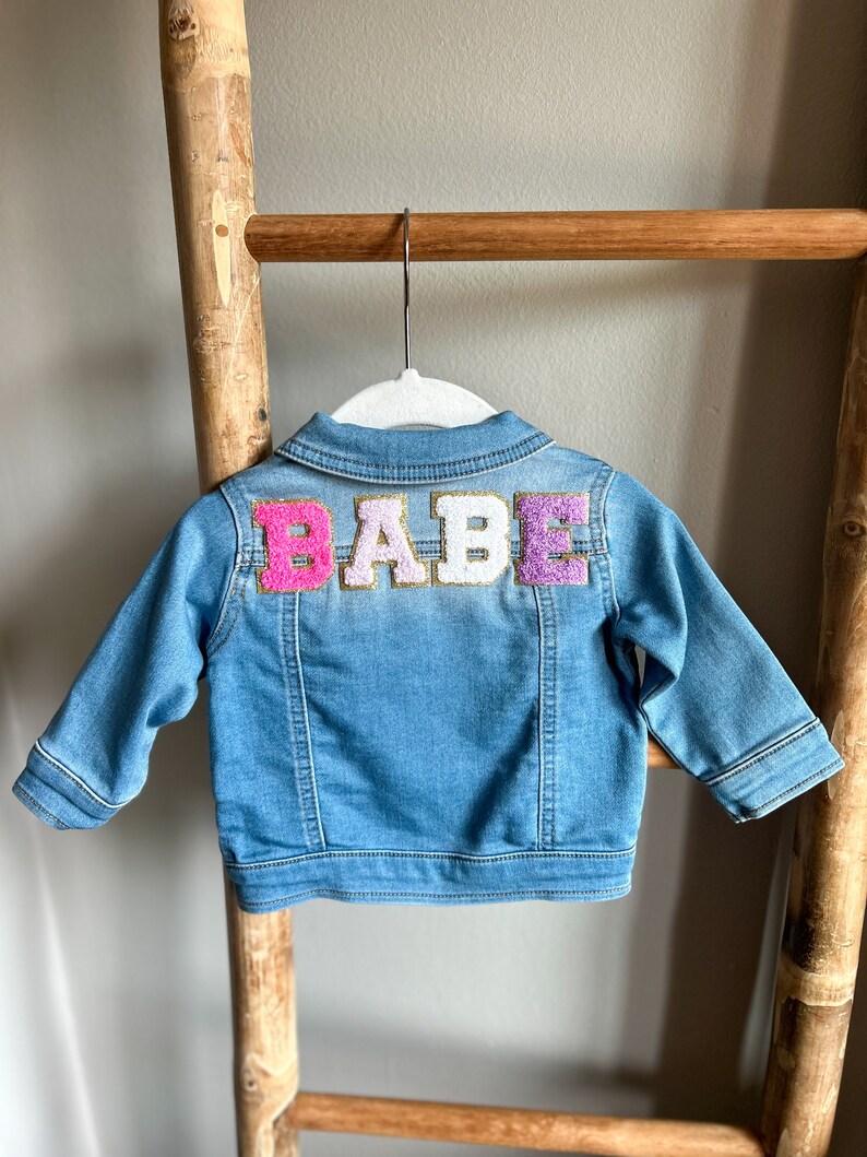 Personalized Denim Jacket Custom Denim Jacket Personalized Baby Toddler ...