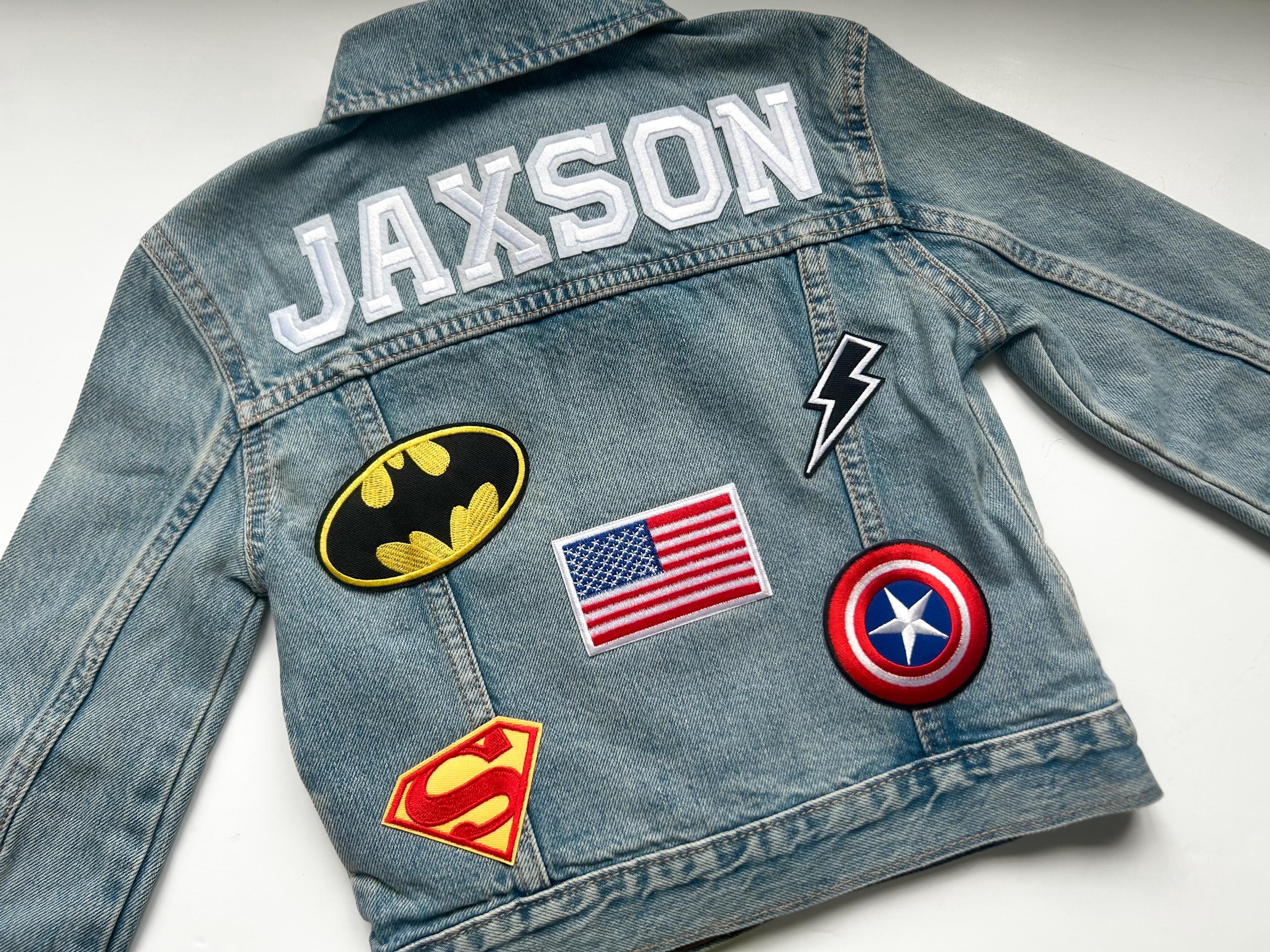 Personalized Denim Jacket | Custom Denim Jacket | Personalized Baby ...