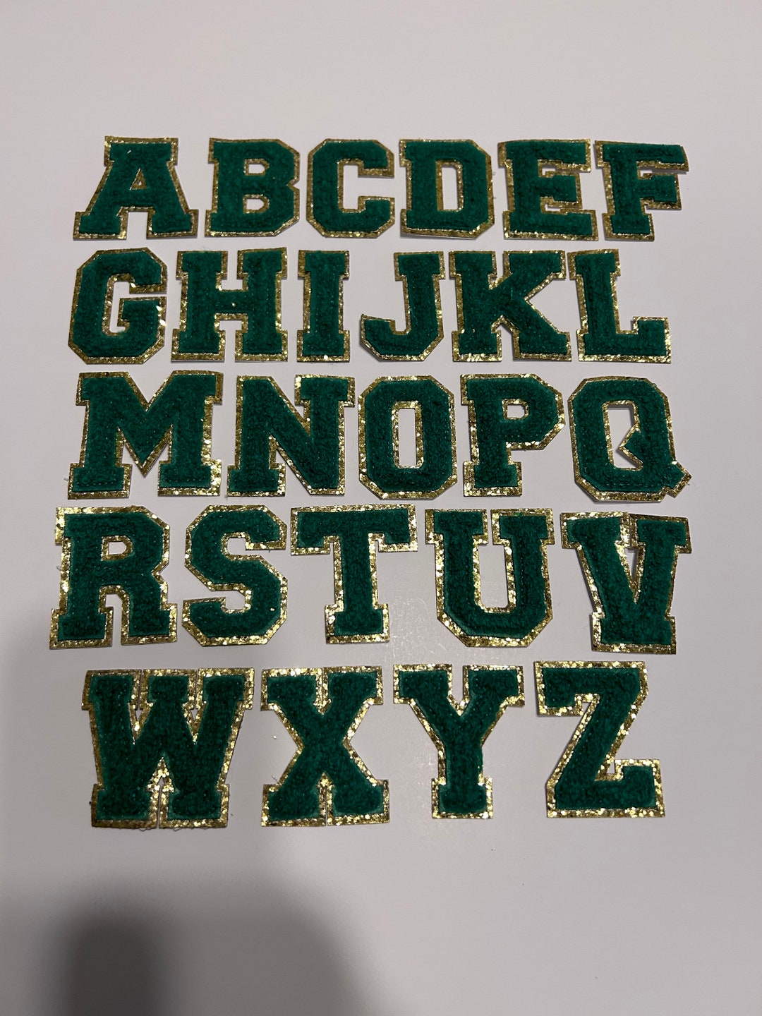 2” CHENILLE LETTER PATCHES| Iron on Letters | Sew on Letters | A-z ...