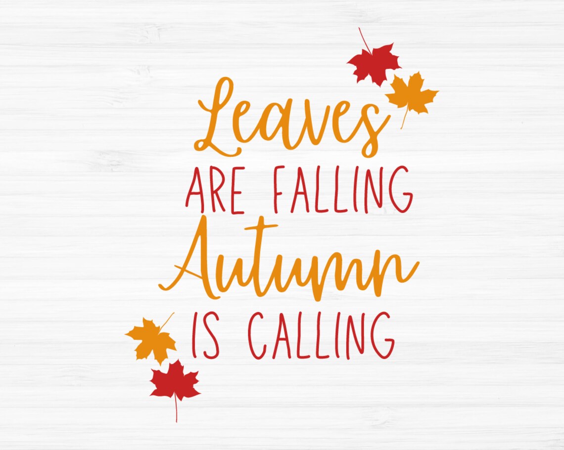 Fall Quotes SVG Bundle: Autumn Sayings, Cricut Cut Files (digital ...