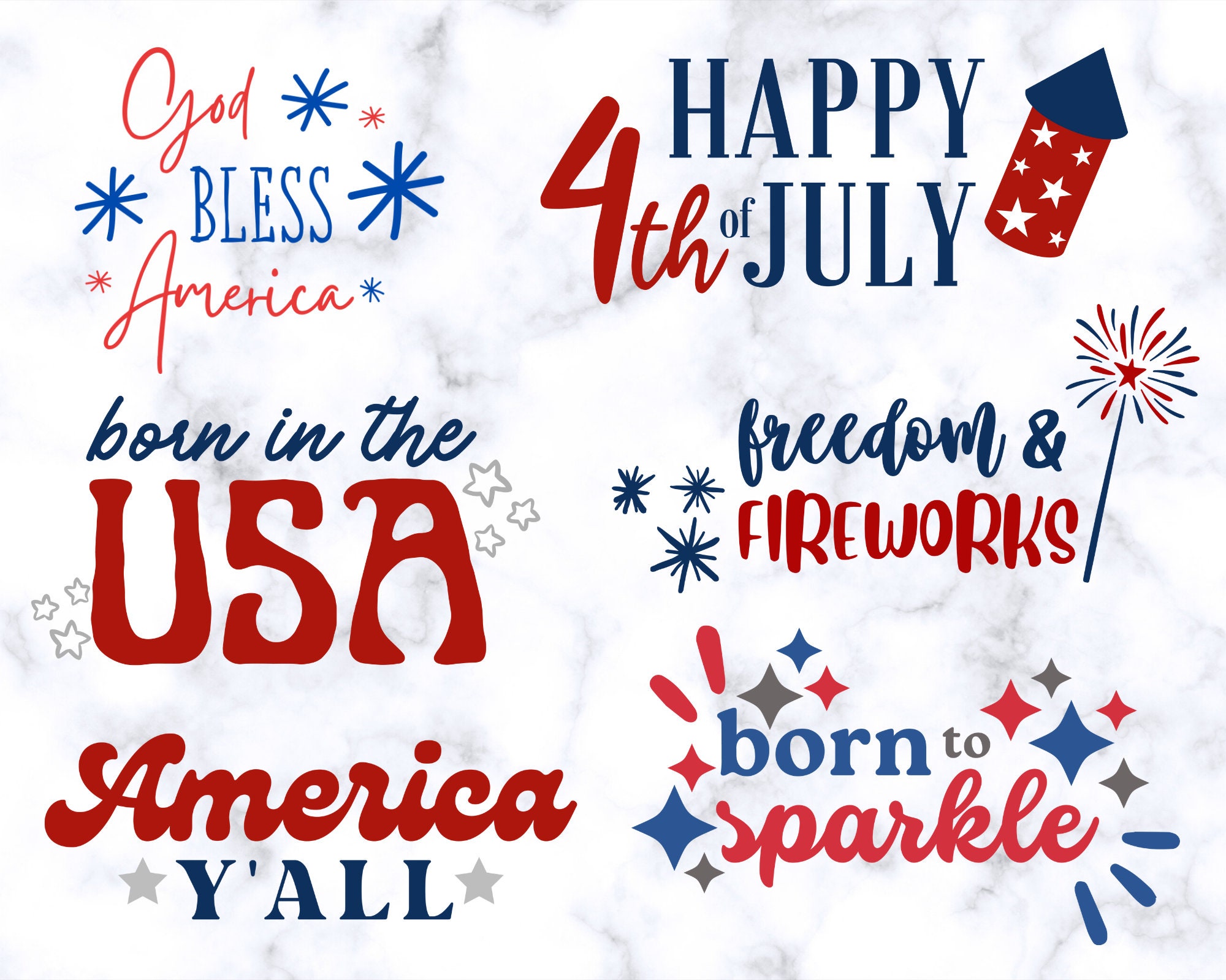 4th of July Independence Day SVG Bundle, Sale, Holiday Svgs, America ...