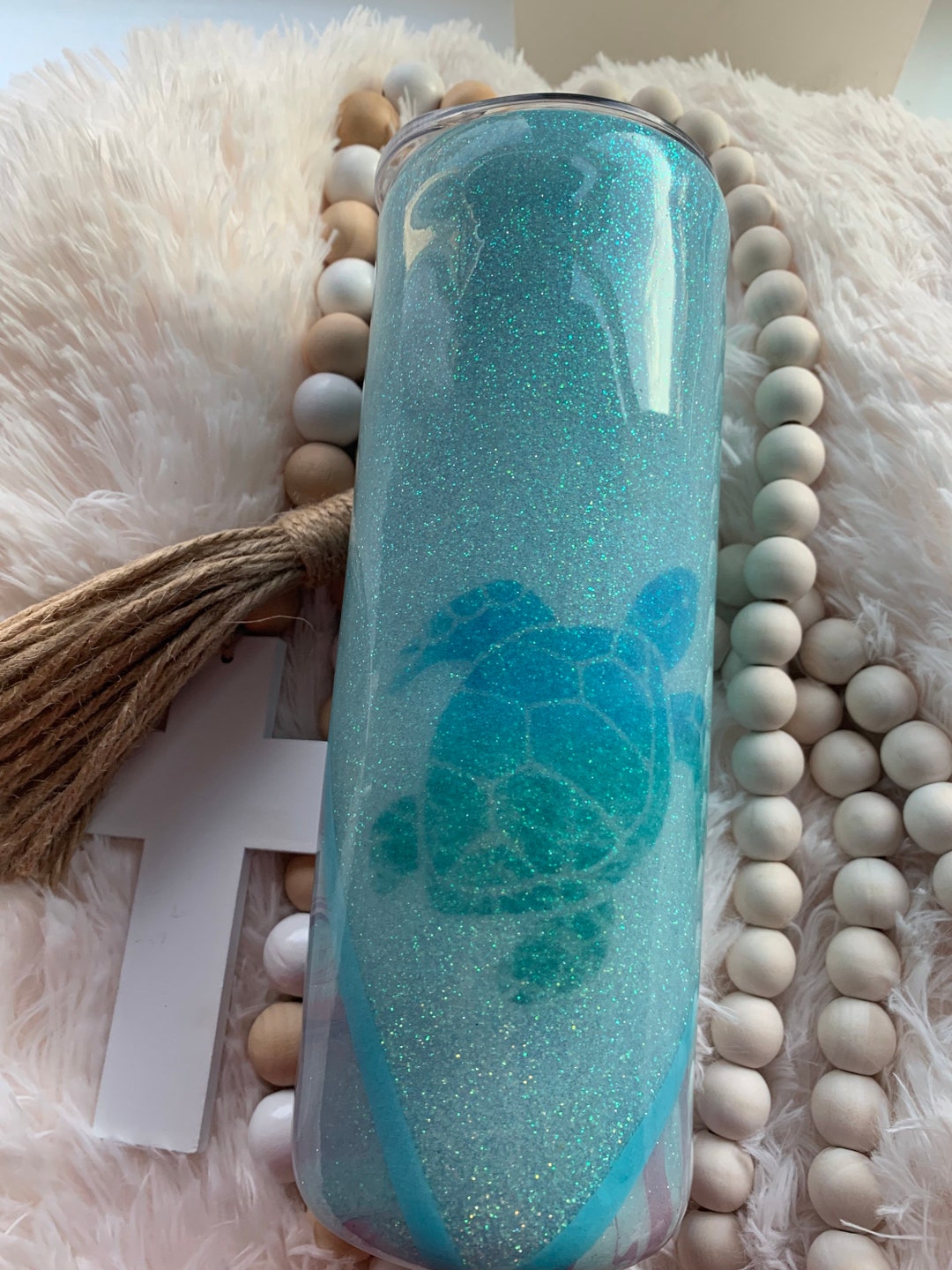 20 Oz Stainless Steel Epoxy Turtle Tumbler. - Etsy