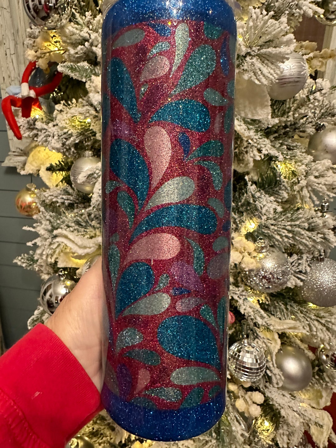 30 Oz Stainless Steel Epoxied Tumbler. Ready to Ship. Colorful Water ...