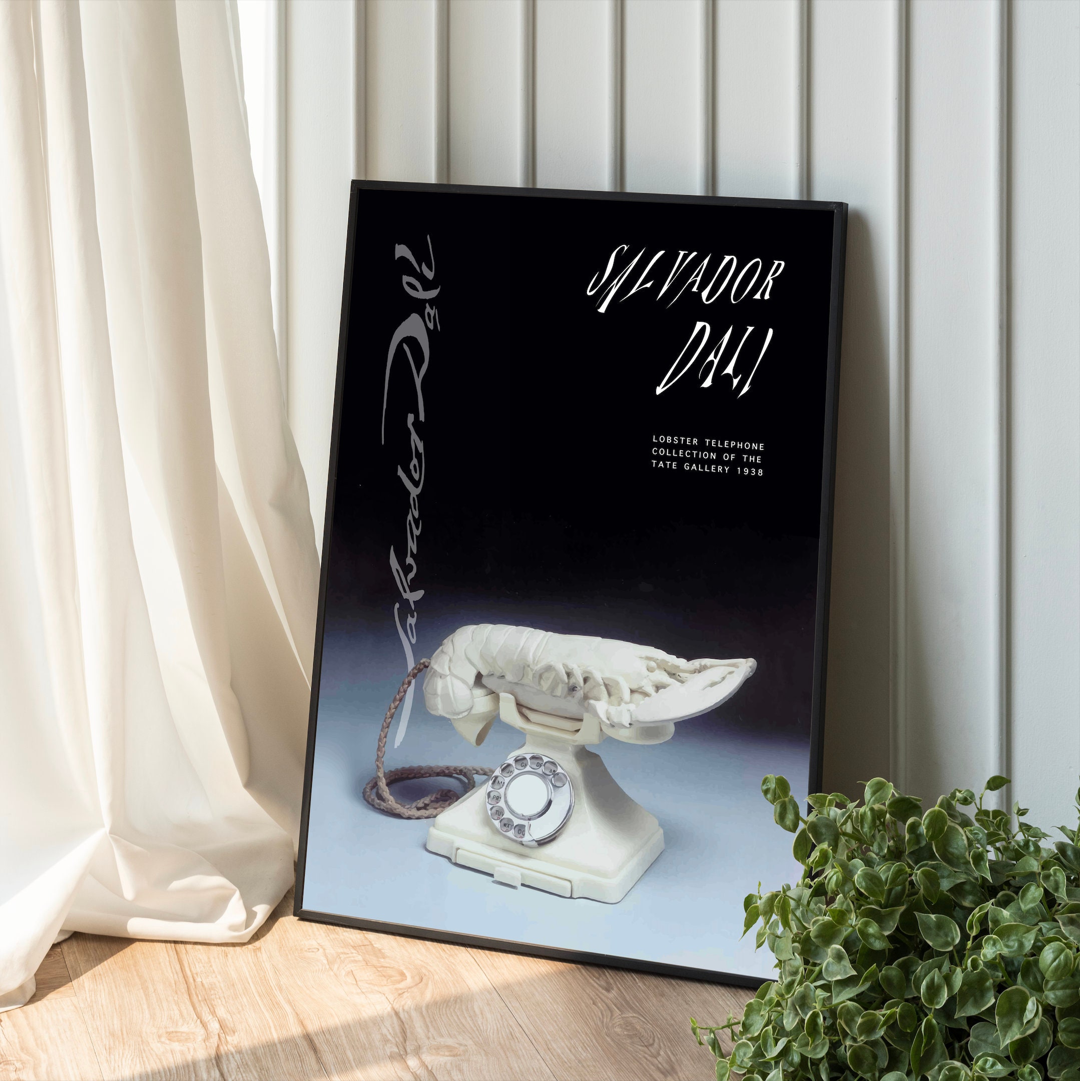 Salvador Dali, Lobster Telephone Print, Salvador Dali Art Print ...