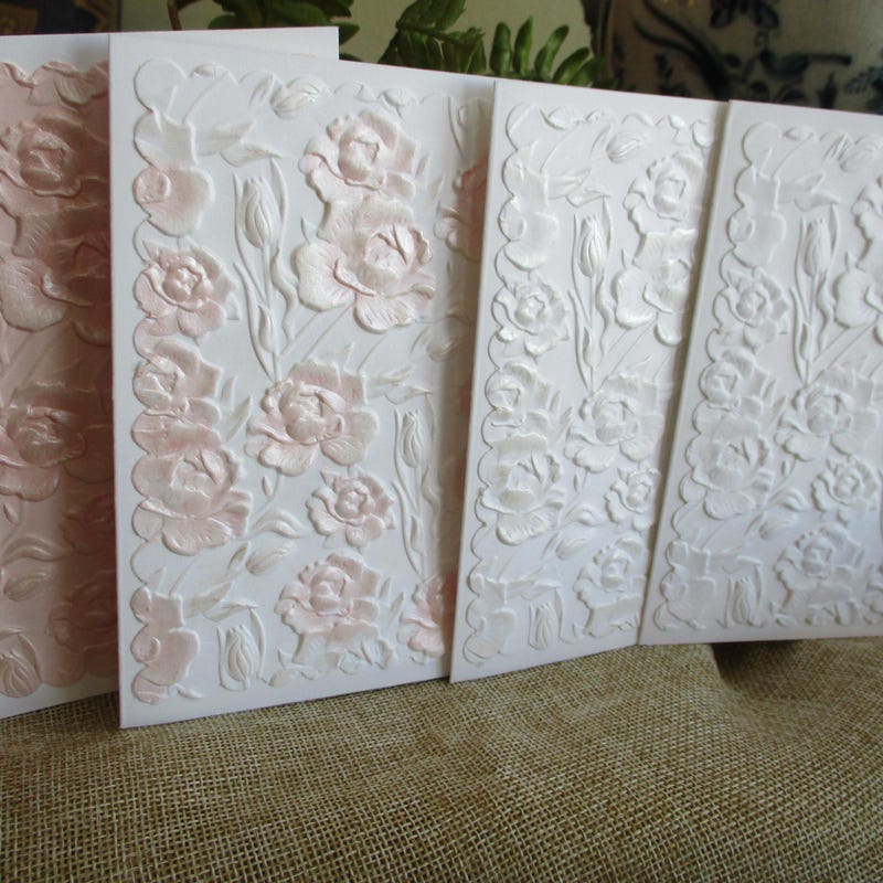 Rose Floral Notecards - Etsy
