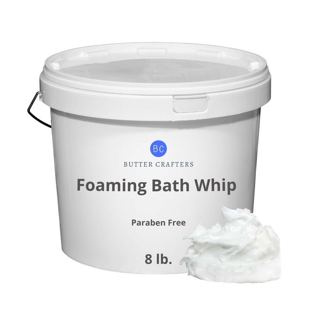 8 Lbs. Foaming Bath Whip Base 100% Pure Natural Vegan Fresh Paraben ...