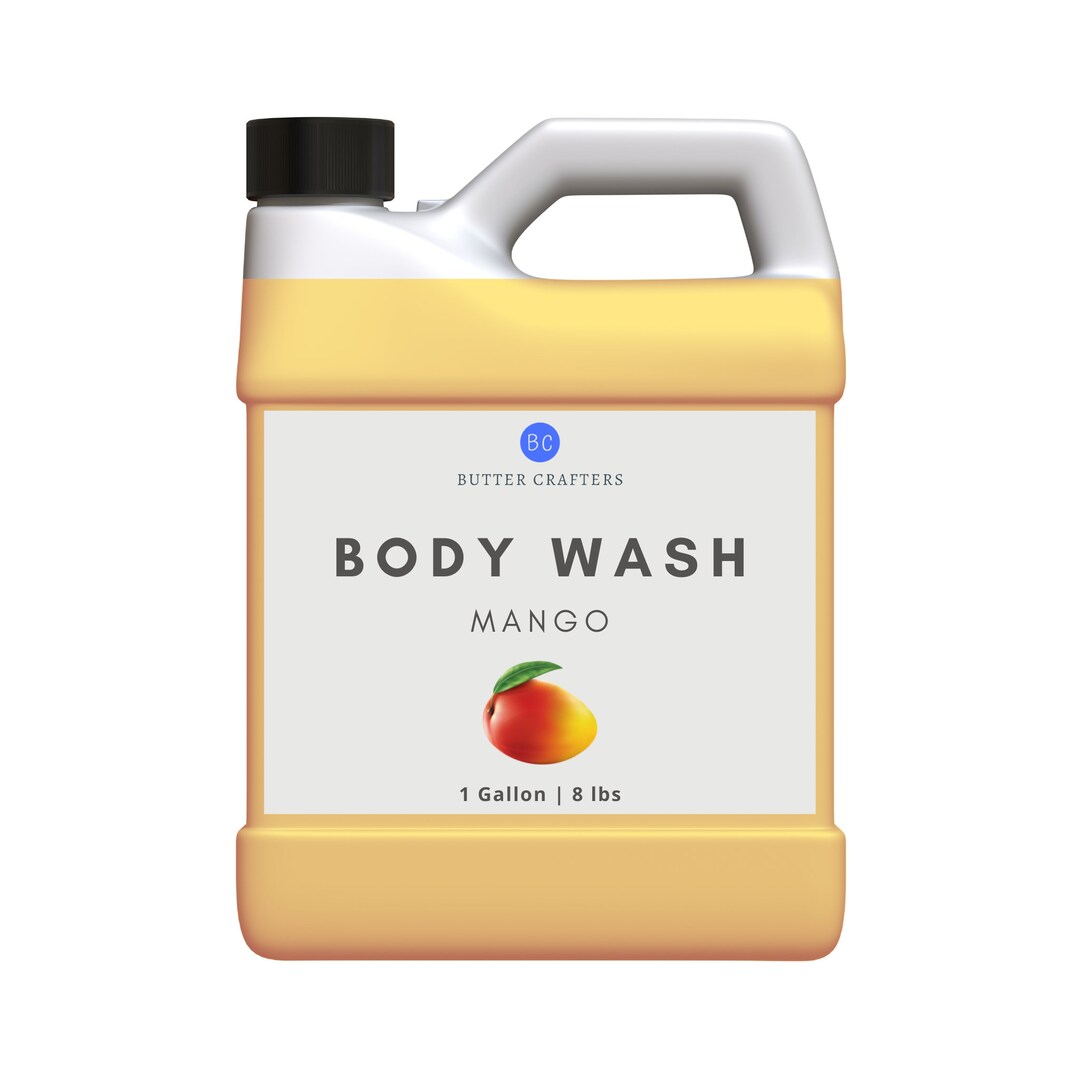 Mango Body Wash 100% Natural Smooth Rich Leather Enriched With Vitamin ...