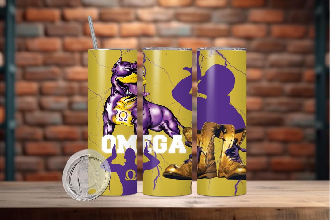 Omega Psi Phi 20oz Tumbler - Etsy