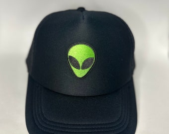 There Here Alien Trucker Hat - Etsy