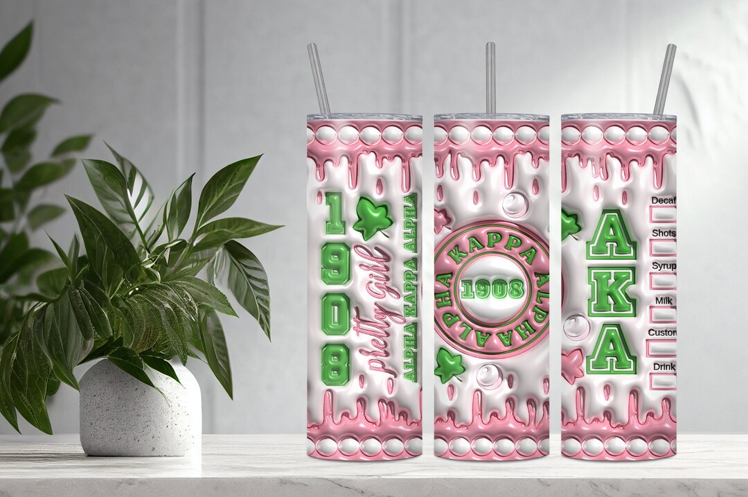 3D Inflated AKA Coffee Inspired 20oz Tumbler - Etsy