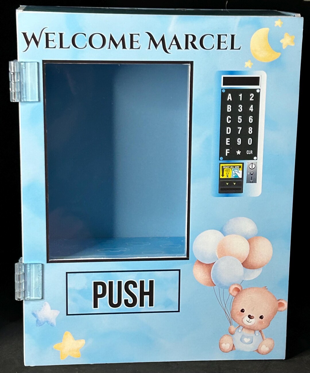Custom Baby Shower 8x10 Vending Machine - Etsy