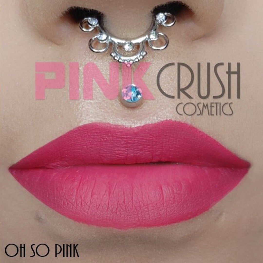 Oh so Pink-pink Matte Liquid Lipstick - Etsy