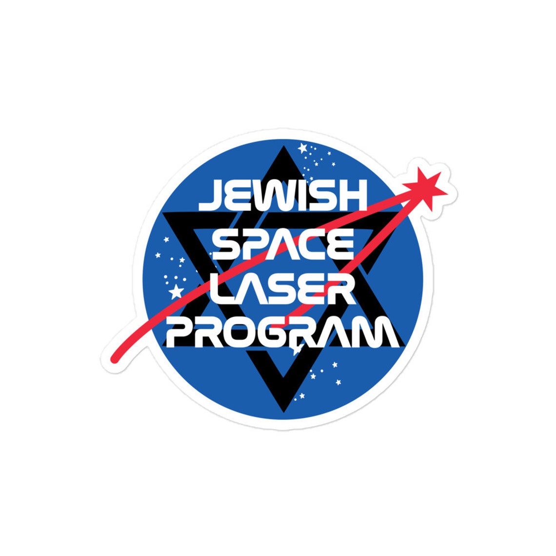 Jewish Space Laser Sticker Funny Jewish Space Laser Sticker - Etsy