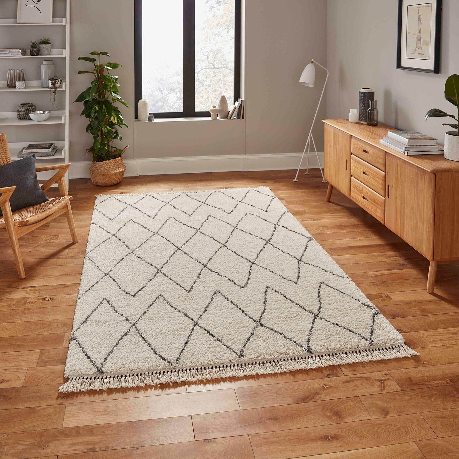 Boho 8280 Rugs in Grey - Etsy UK