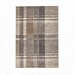 Modern Elegant Tartan Check Rugs in Beige and Grey for Living/bed Room ...