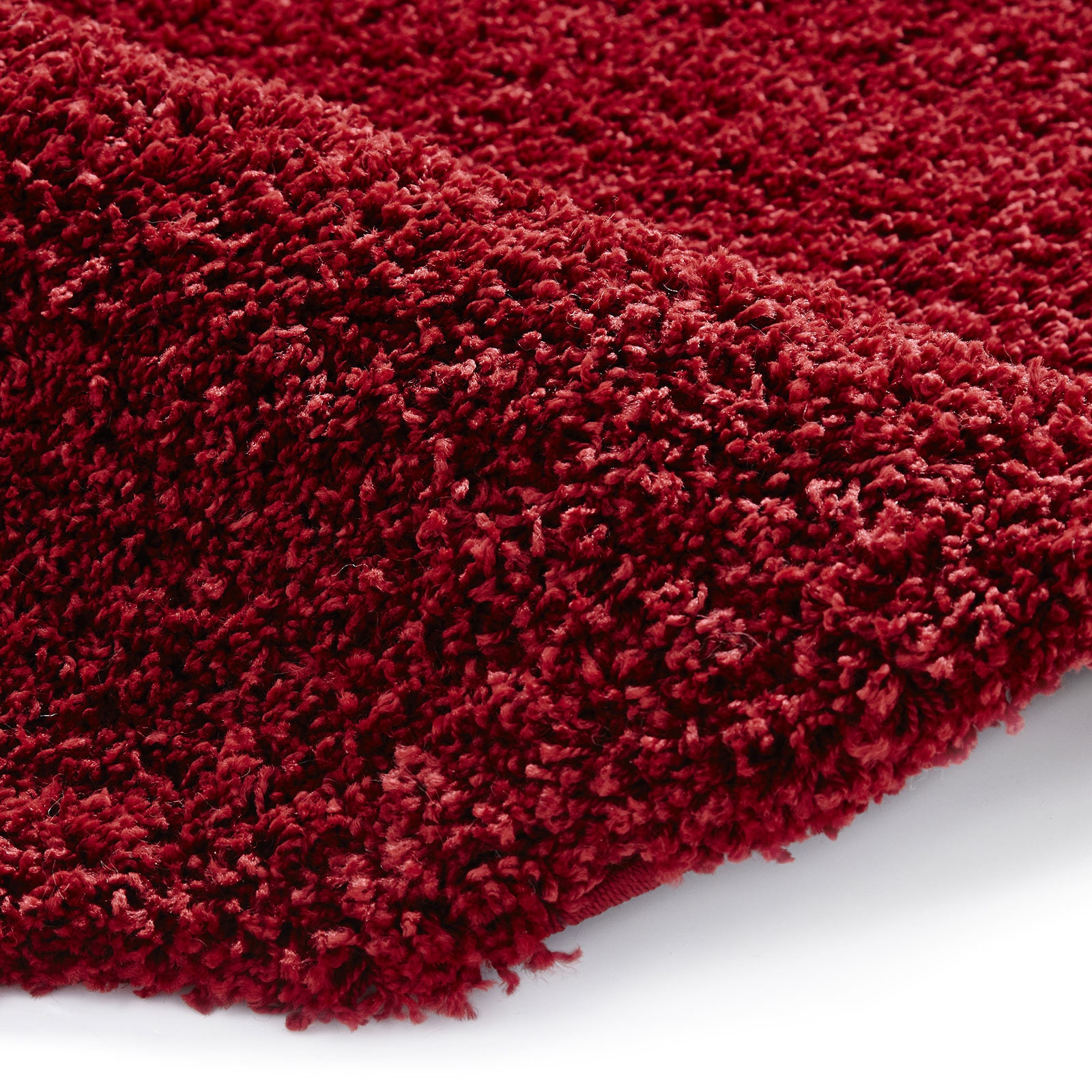 Think 2236 Red Shaggy Rug 5cm Thick Pile /living Room - Etsy UK