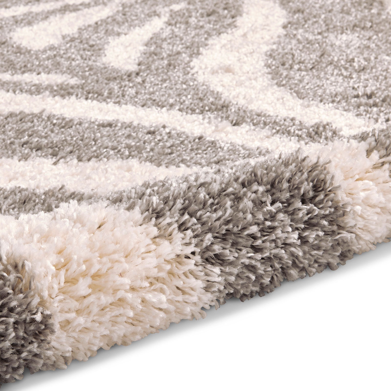 Portofino Animal Print Shaggy Rug M289 IVORY GREY - Etsy.de