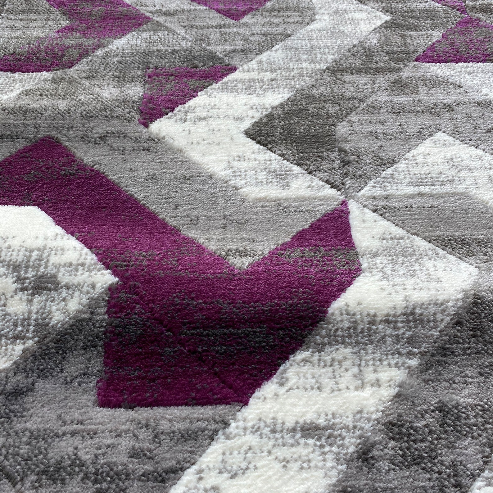 Matrix Abstract Grey Purple Modern Rug /bedroom Rug/living - Etsy