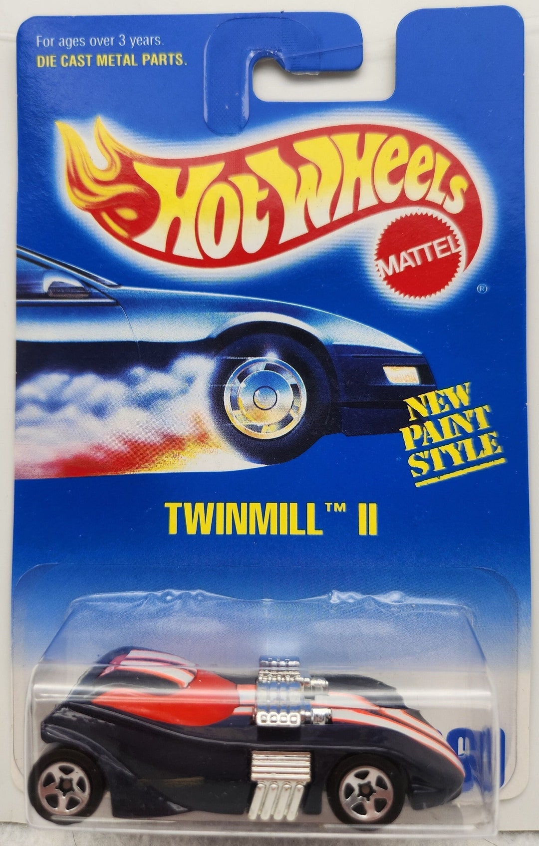 Hot Wheels Vintage Twin Mill II,#260, Rare Wheel Variation on 1992 Card ...