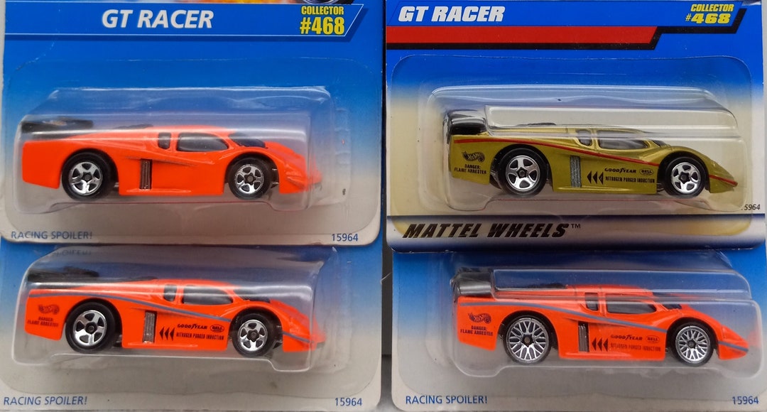 Hot Wheels Vintage GT Racer, #468 4 Different Variations 2-color, 2 ...