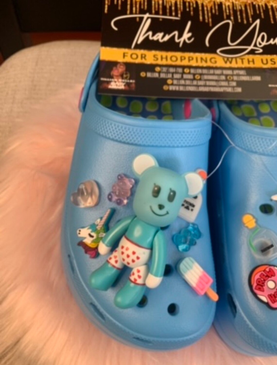 Blueberry Bear Crocs | Etsy