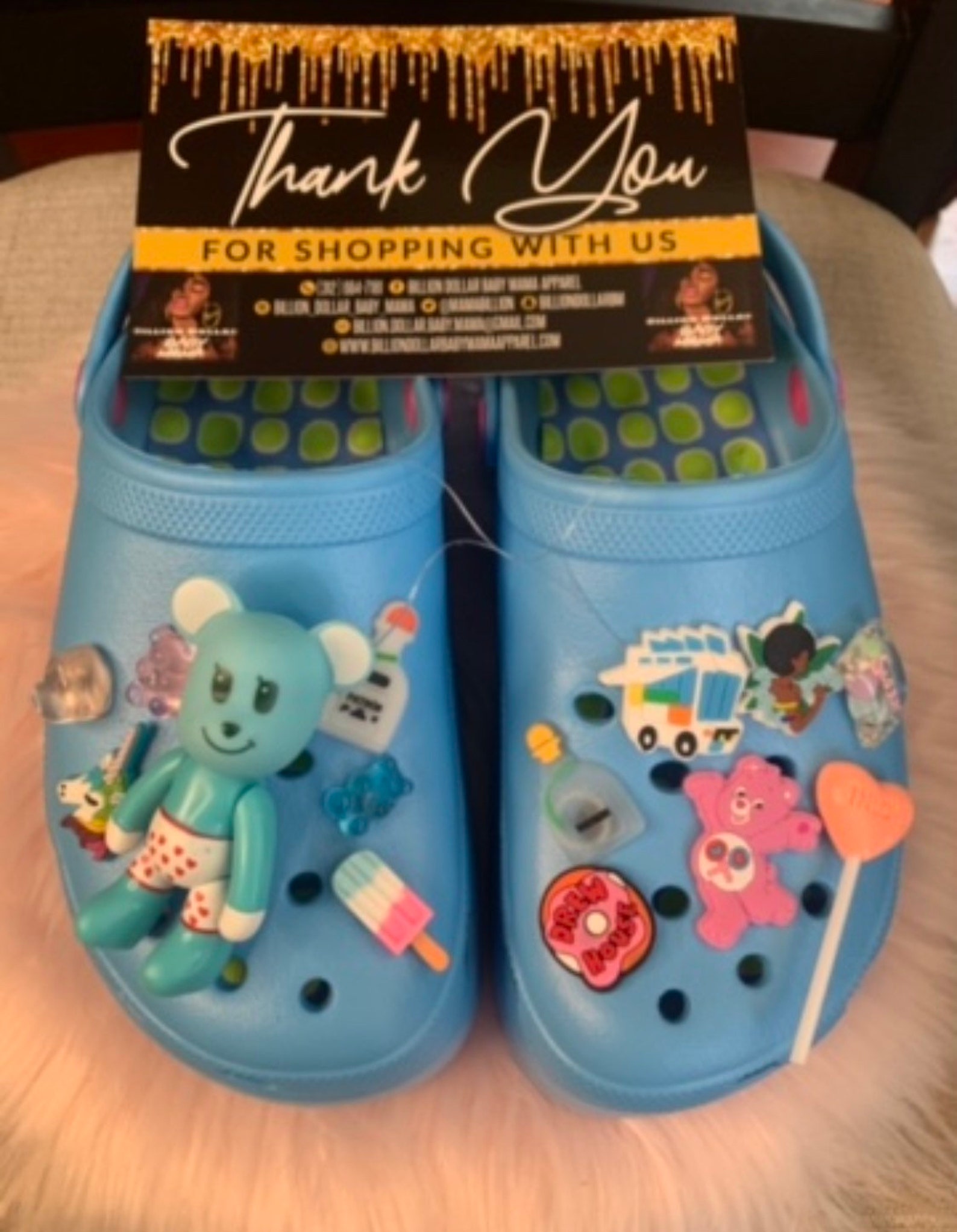 Blueberry Bear Crocs | Etsy