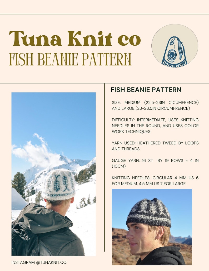 Fish Beanie Pattern - Etsy