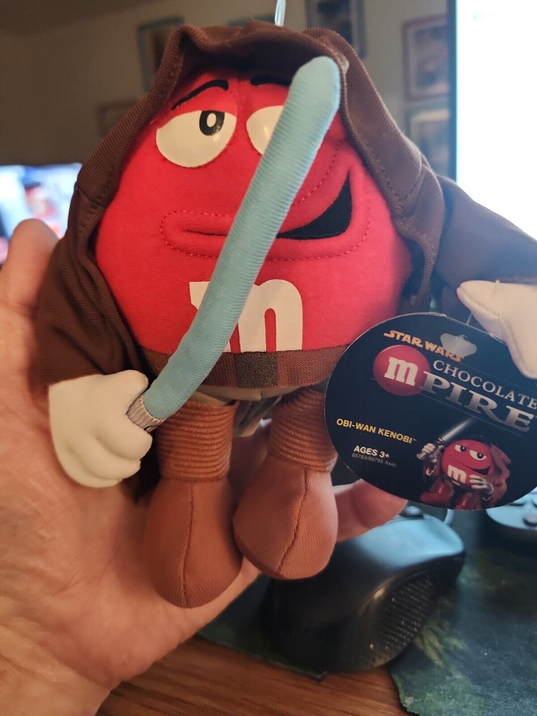 New W/ Tags Star Wars M&ms Red Mm Mpire Obi Wan Kenobi Stuffed - Etsy